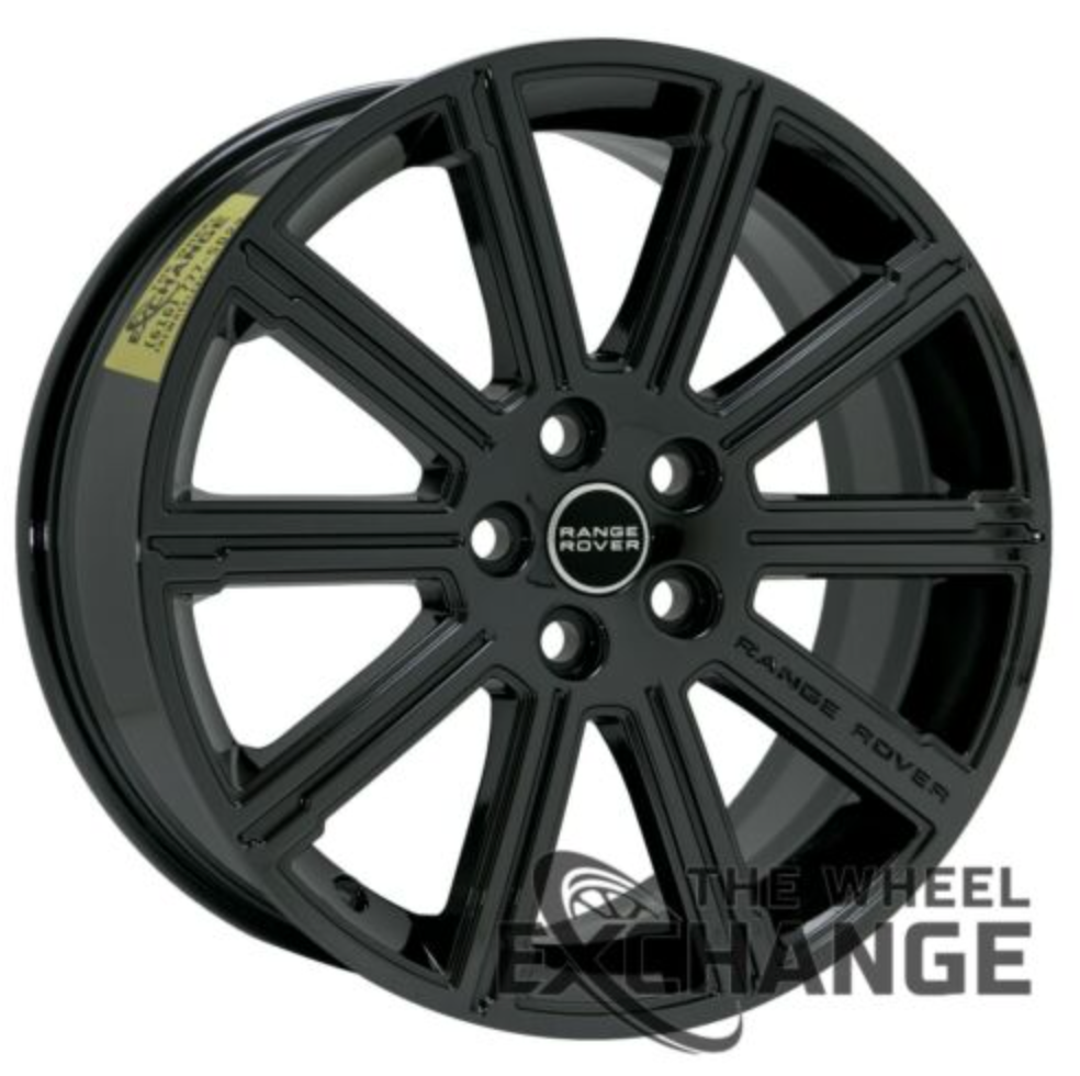 Range Rover Land Rover Factory OEM Wheels Rims Stock Replacement Black ...