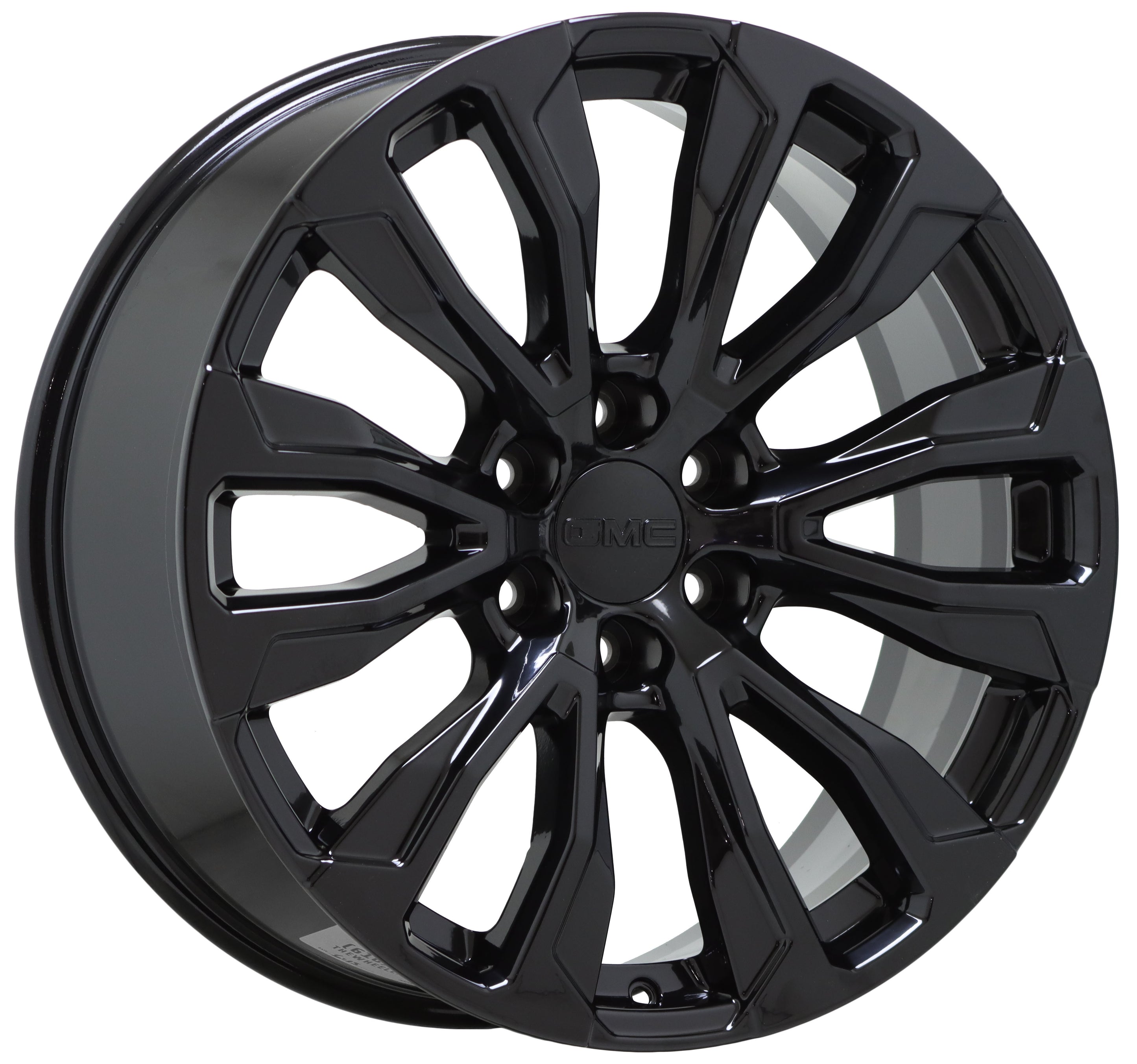 22" GMC Yukon Denali Gloss Black wheels rims Factory OEM set 14025 EXC ...