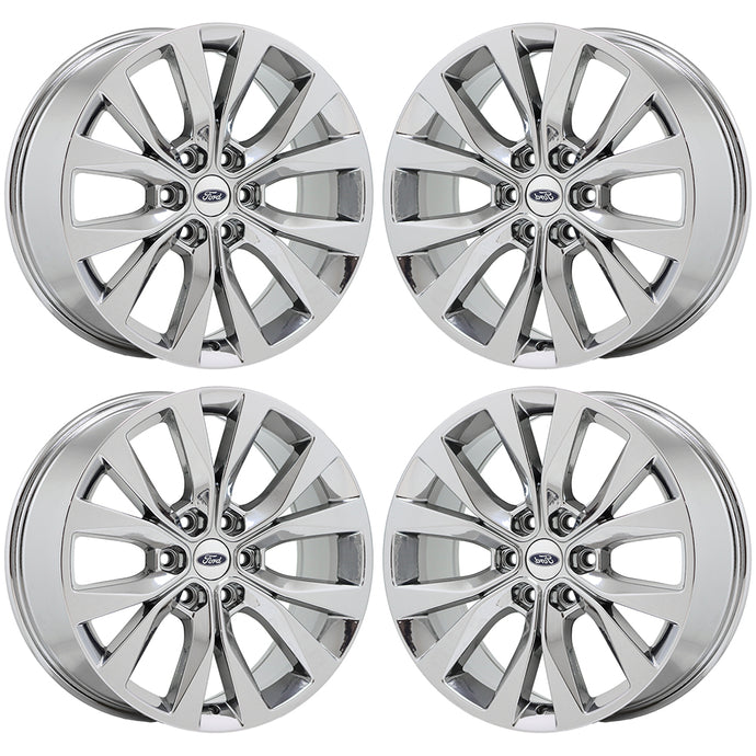 Ford Premium Factory OEM Wheels Rims Stock Replacement Chrome Black ...