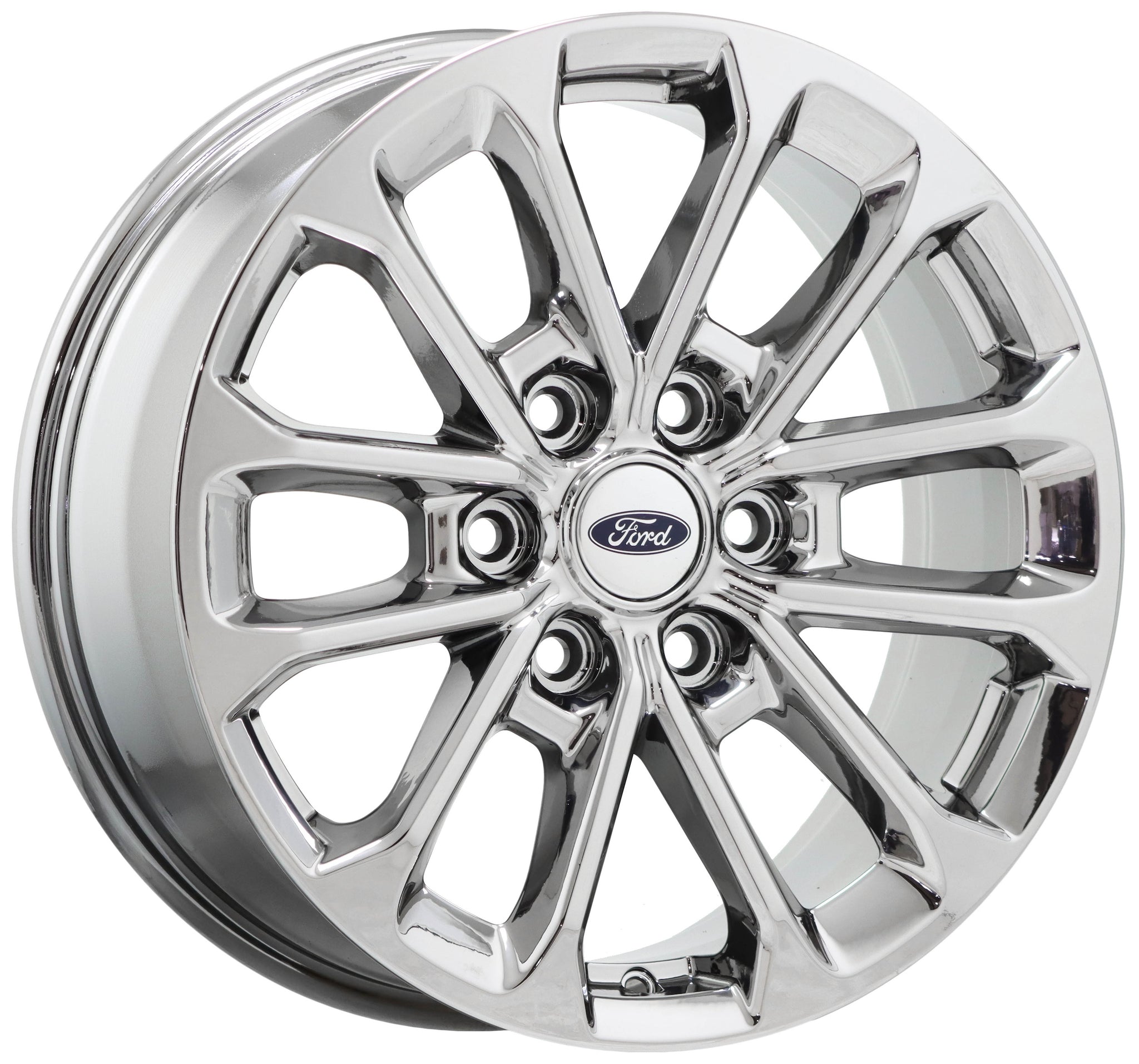 18" Ford F150 PVD Chrome Wheels Rims Factory OEM Original set 4 - 1016 ...