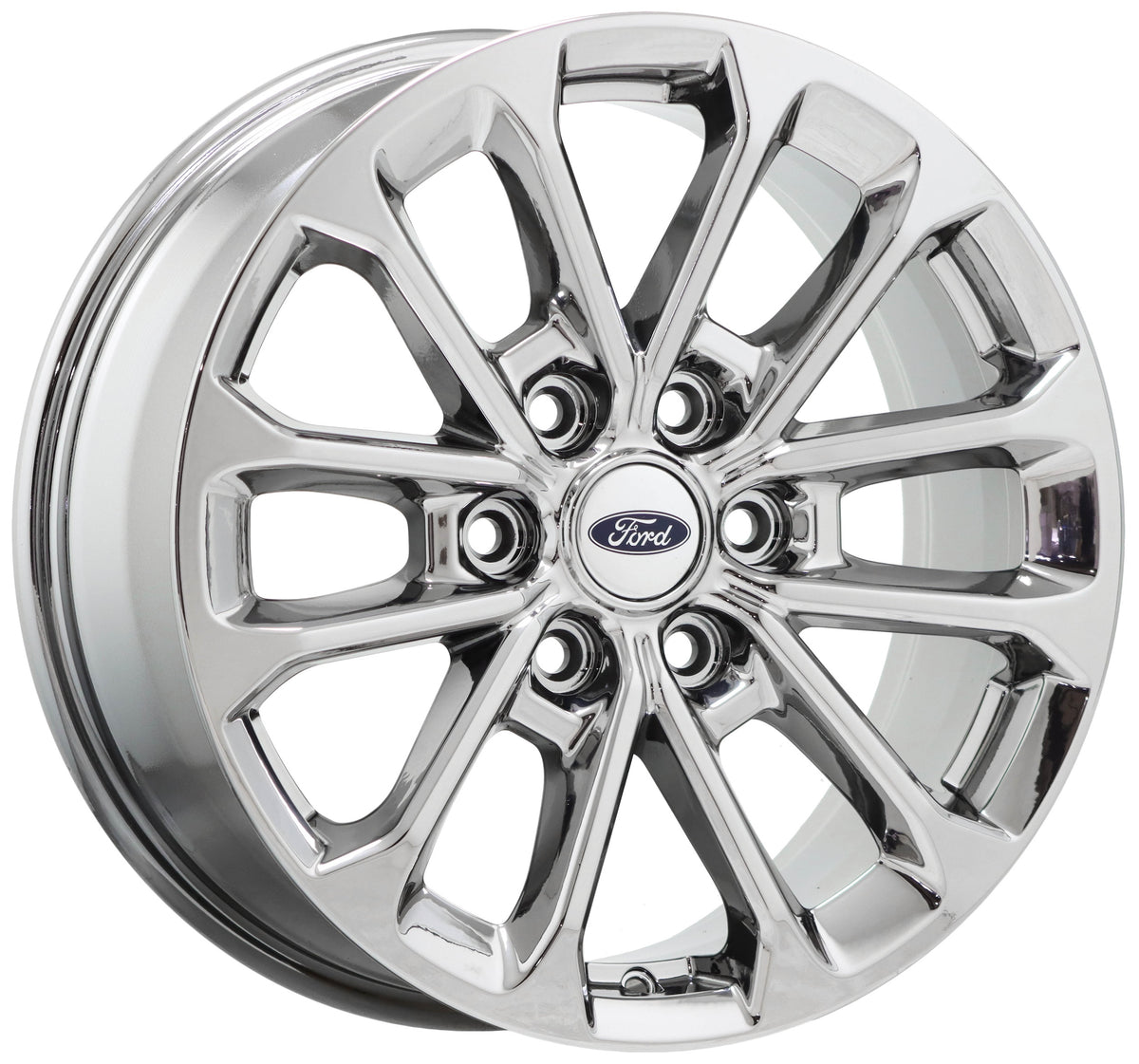 18" Ford F150 PVD Chrome Wheels Rims Factory OEM Original set 4 - 1016 ...