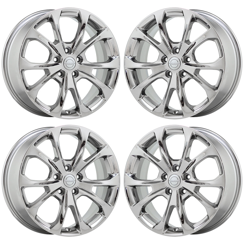20" Chrysler Pacifica PVD Chrome wheels rims Factory OEM set 4 9212 ...
