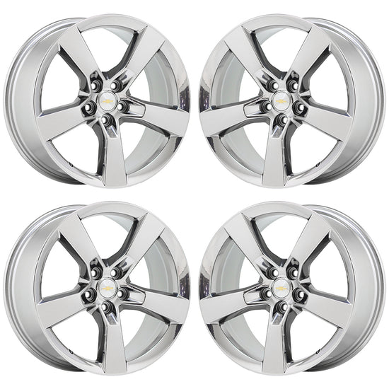 20x8 20x9 Camaro SS Bright Chrome wheels rims Factory OEM GM set 4 544 ...