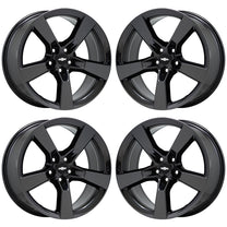 20x8 20x9 Camaro SS Black Chrome wheels rims Factory OEM GM set 4 5443 ...