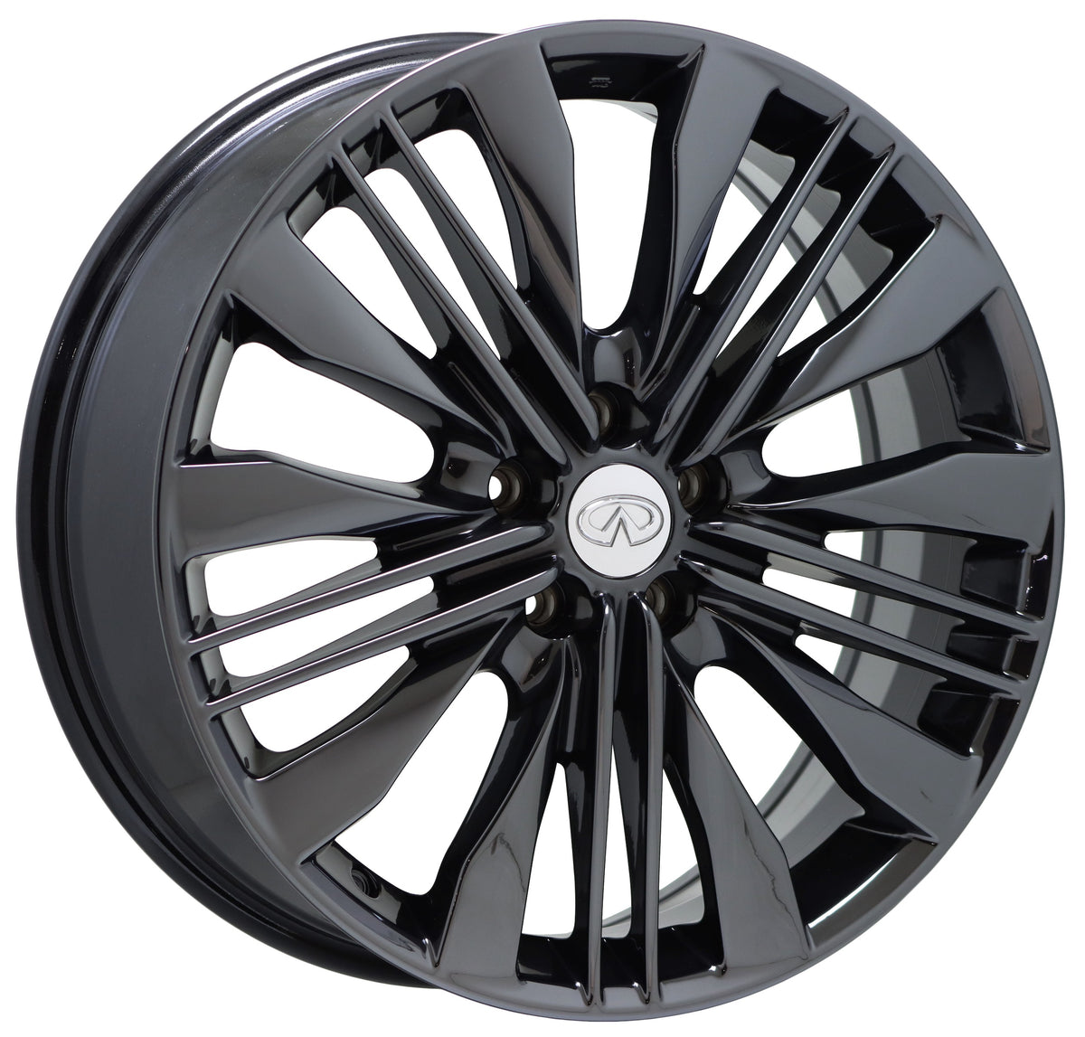 EXCHANGE 20" Infiniti QX60 PVD Black Chrome wheels rims OEM set 4 7381 ...