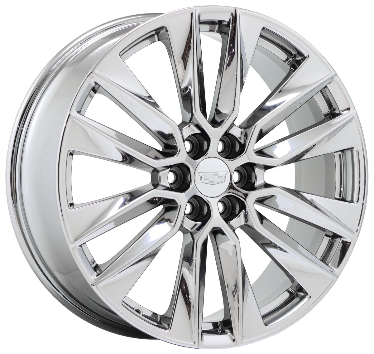21" Cadillac XT6 PVD Chrome wheels rims Factory OEM GM set 4851 EXCHAN ...
