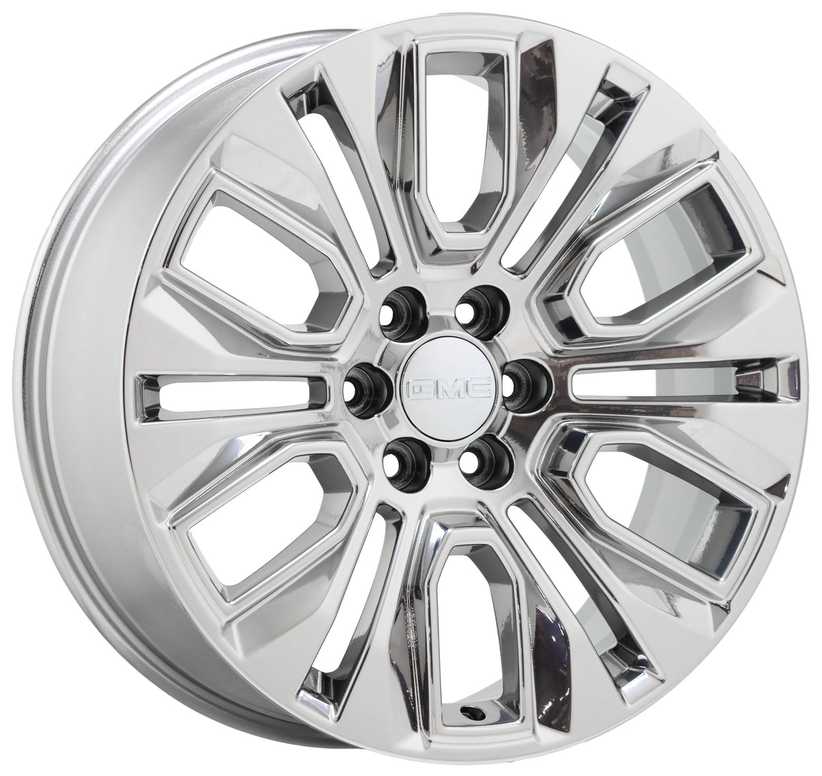 22" GMC Sierra 1500 PVD Chrome wheels rims Factory OEM set 5943 EXCHAN ...