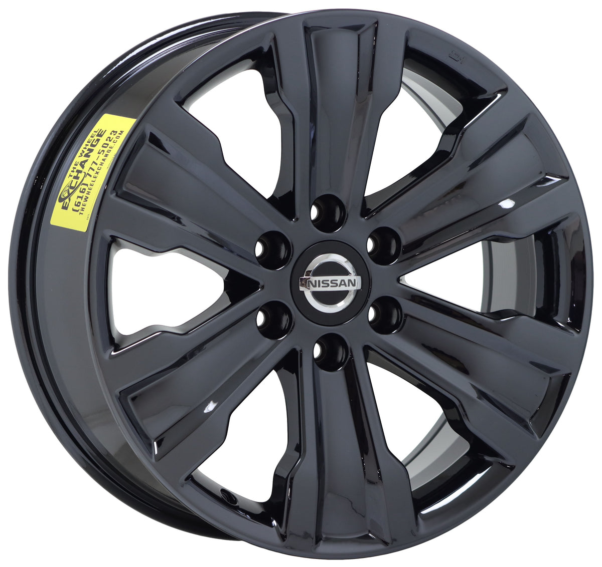 20" Nissan Armada Titan PVD Black Chrome wheels rims Factory set 62753 ...