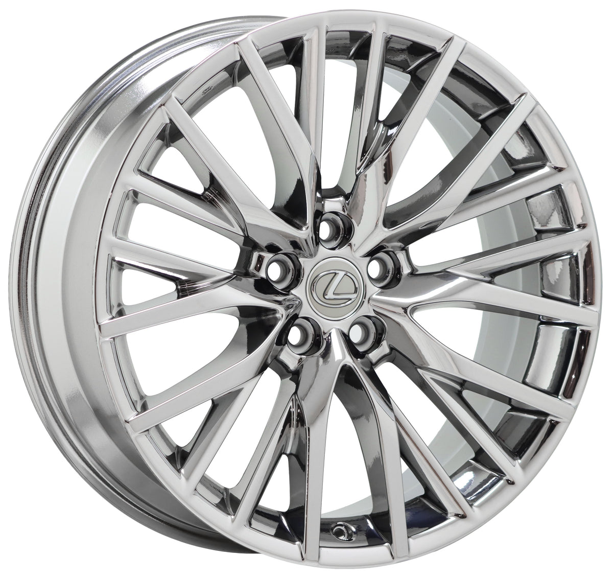 20" Lexus RX350 RX450H PVD Chrome wheels rims Factory OEM set 74339 EX ...