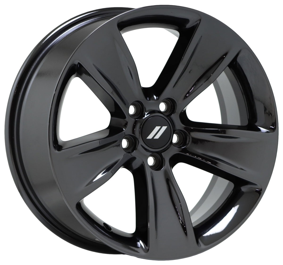 18" Dodge Charger Challenger Black Chrome wheels rims Factory OEM set ...