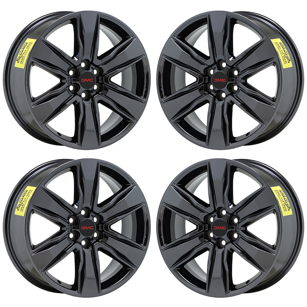 20" GMC Acadia Black Chrome wheels rims Factory OEM 2017 2018 2019 202 ...