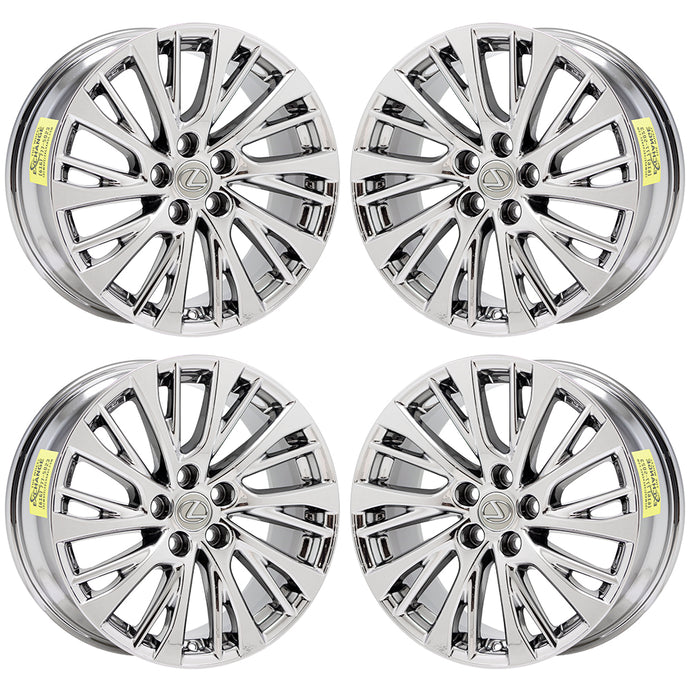 Lexus Premium Factory OEM Wheels Rims Stock Replacement Chrome Black ...