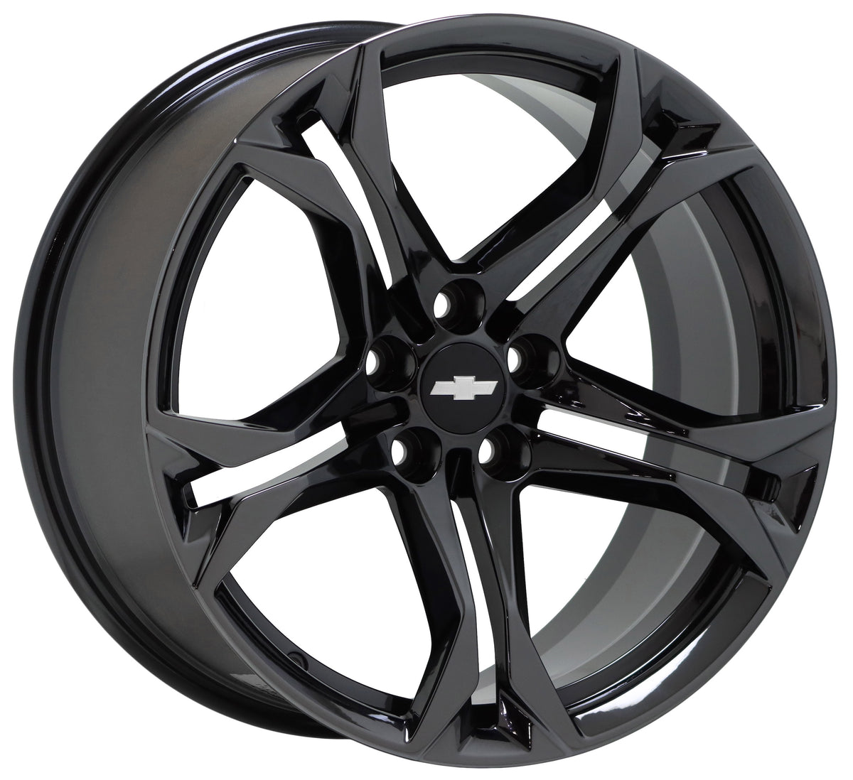 20" Chevrolet Camaro ZL1 Black Chrome Wheels Rims Factory OEM 5775 577 ...