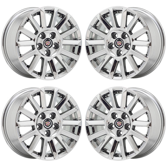 17" Cadillac CTS Sedan Bright Chrome wheels rims Factory OEM GM set 4 ...