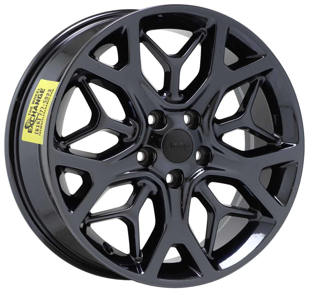 EXCHANGE 20" Jeep Grand Cherokee Black Chrome wheels rims Factory OEM ...