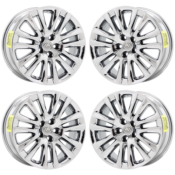Lexus Premium Factory OEM Wheels Rims Stock Replacement Chrome Black ...