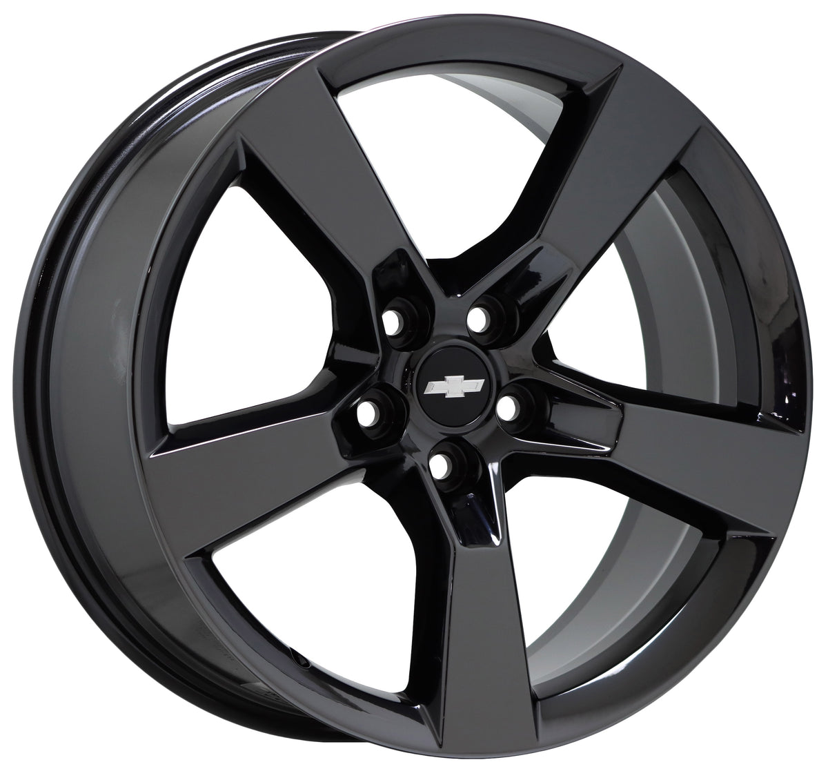 20x8 20x9 Camaro SS Black Chrome wheels rims Factory OEM GM set 4 5443 ...