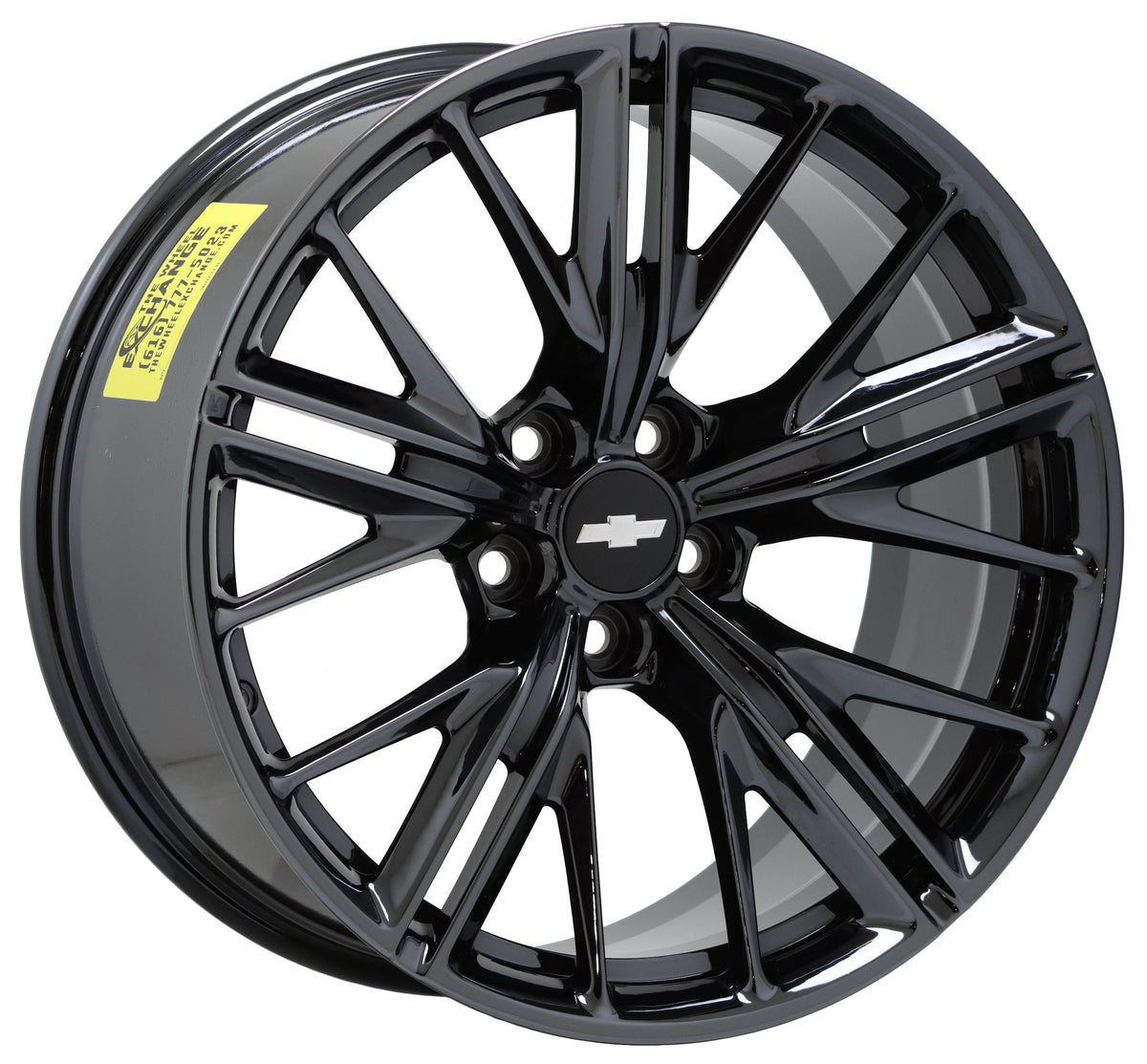 EXCHANGE 20x10 20x11 Camaro ZL1 Black Chrome wheels rims OEM GM 5773 5 ...