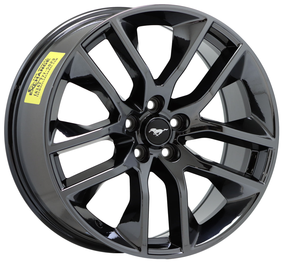 20" Ford Mustang Black Chrome wheels rims Factory OEM 20x9 set 4 10039 ...