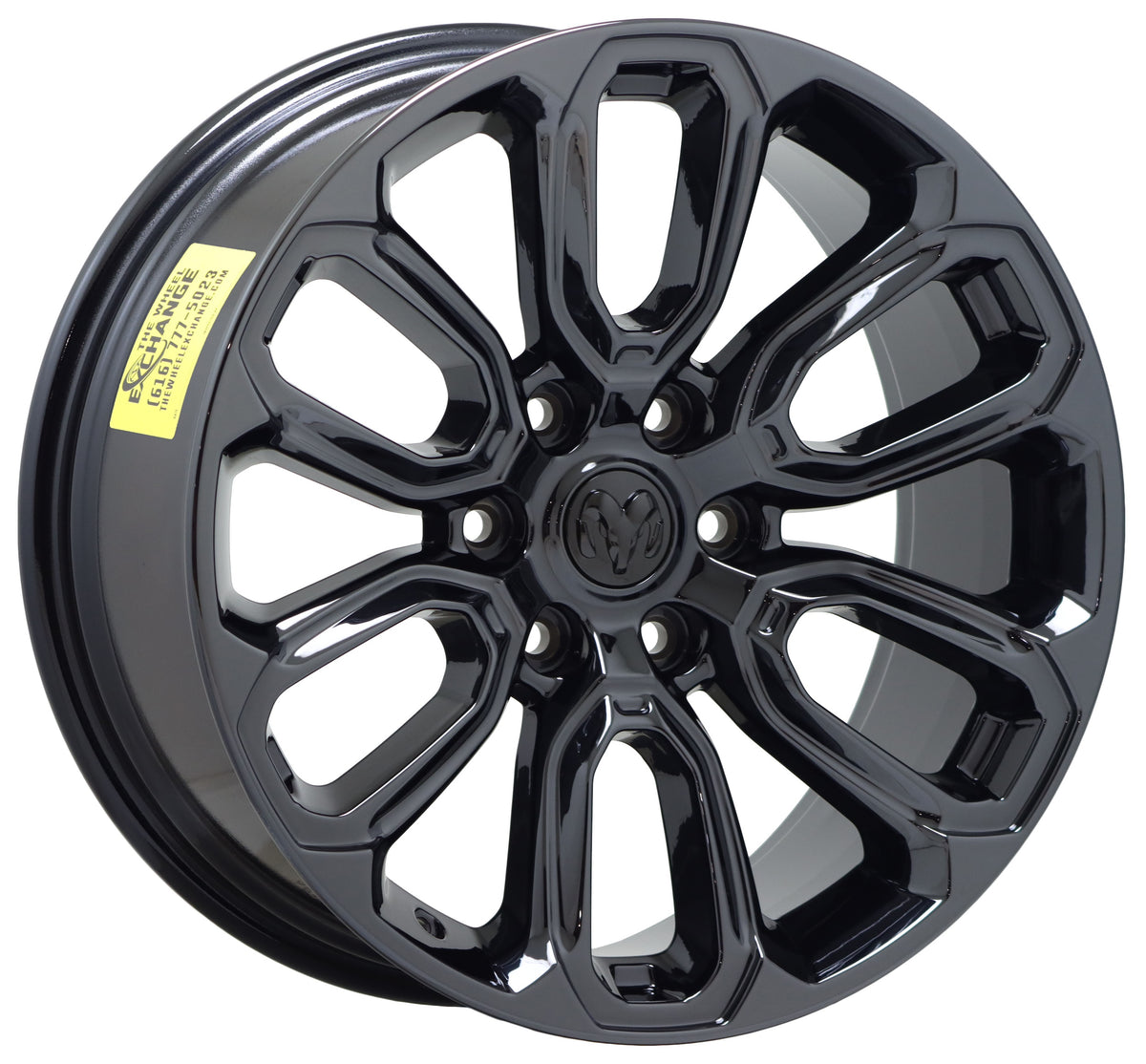 20" Dodge Ram 1500 Truck PVD Black Chrome wheels rims Factory set 2677 ...