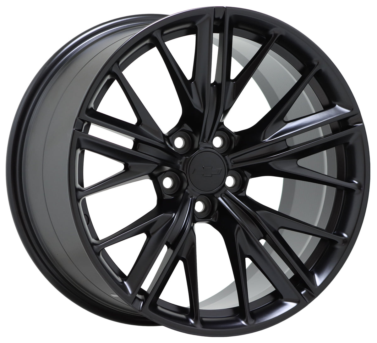20" Chevrolet Camaro ZL1 Satin Black wheels rims OEM GM set 5773 5774 ...