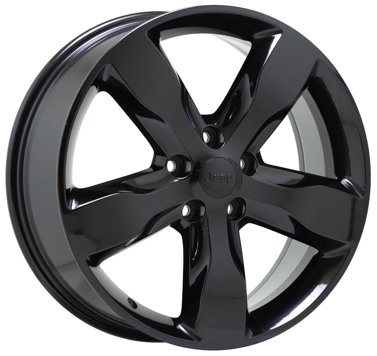 20" Jeep Grand Cherokee Black wheels rims Factory OEM set 9107 EXCHANG ...