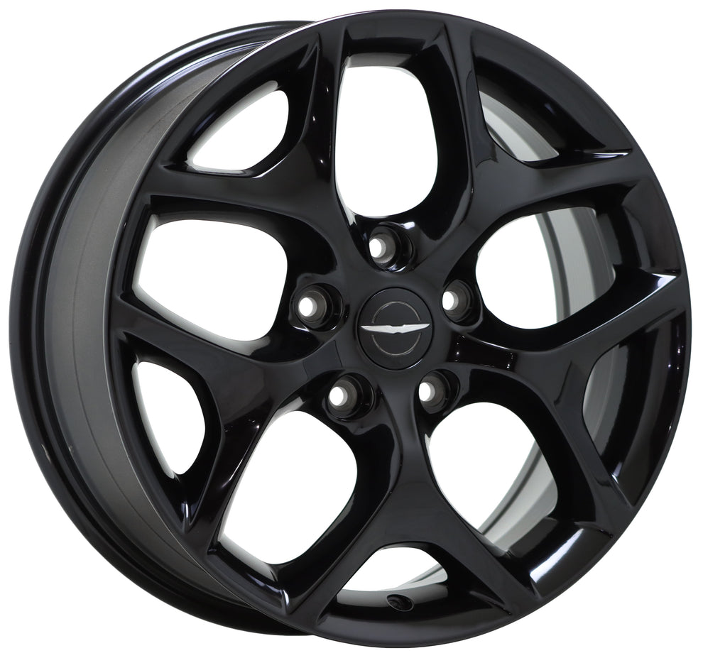 18" Chrysler Pacifica Gloss Black wheels rims Factory OEM set 2593 EXC ...