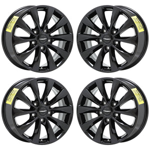17" Chrysler Pacifica Black wheels rims Factory OEM 2017 2018 2019 202 ...