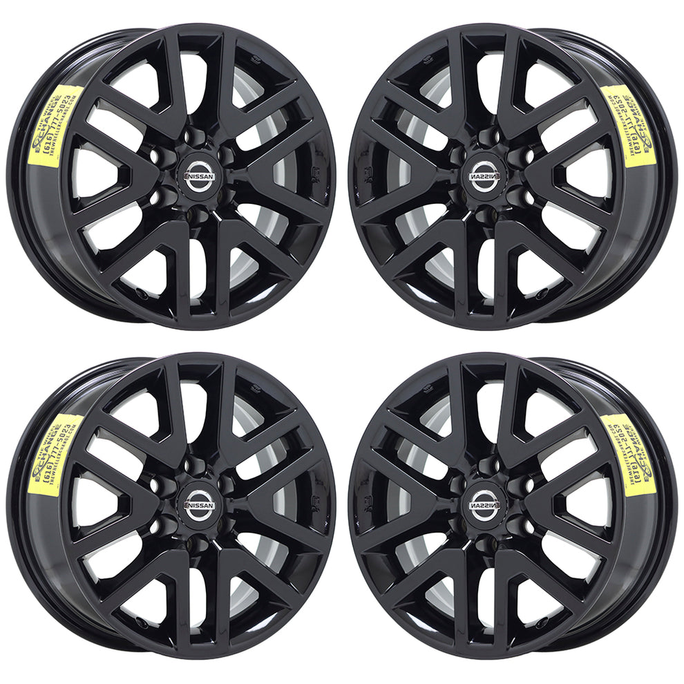16" Nissan Frontier Xterra Gloss Black wheels rims Factory OEM 62611 E ...