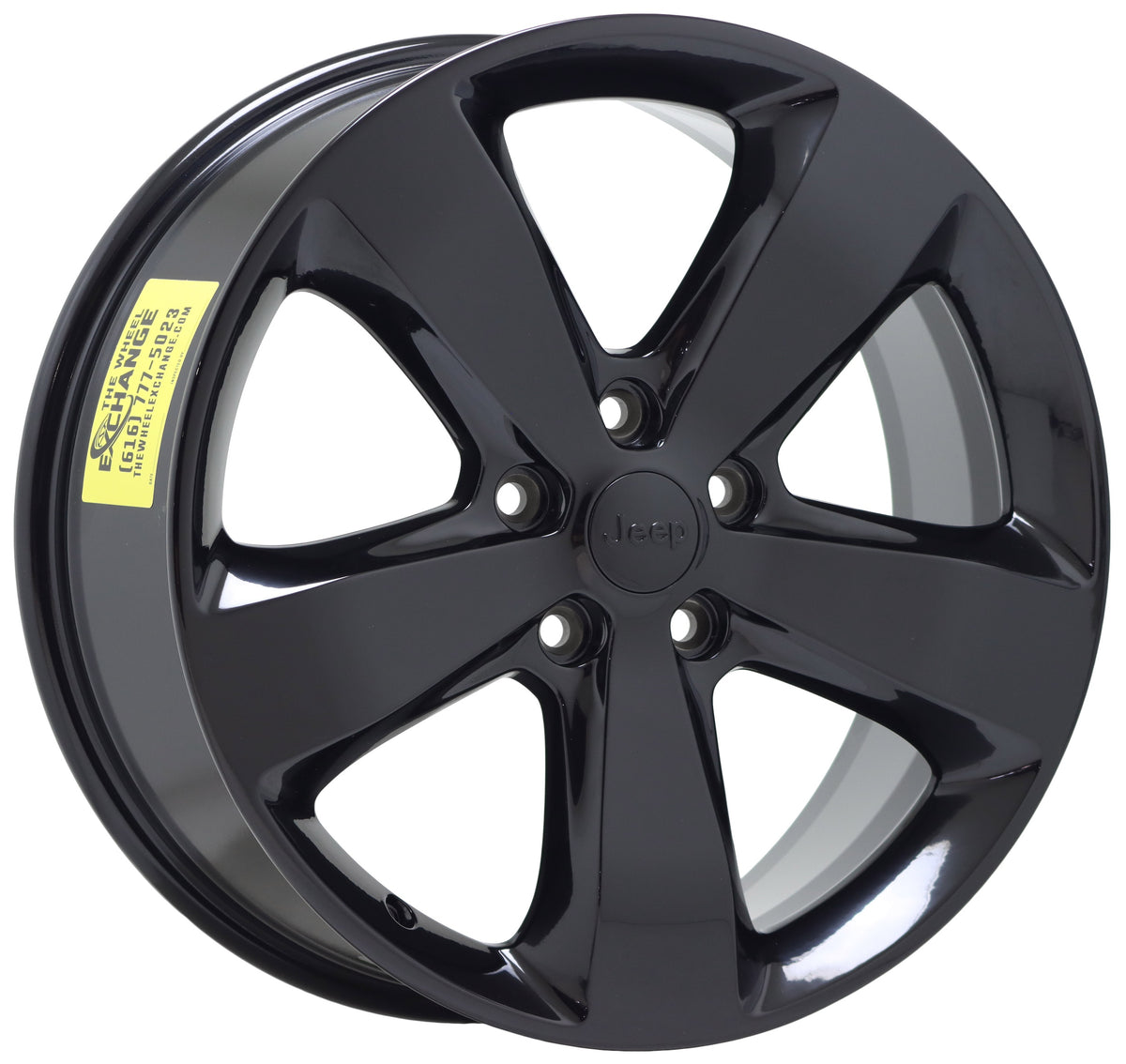 20" Jeep Grand Cherokee Black wheels rims Factory OEM set 9137 EXCHANG ...