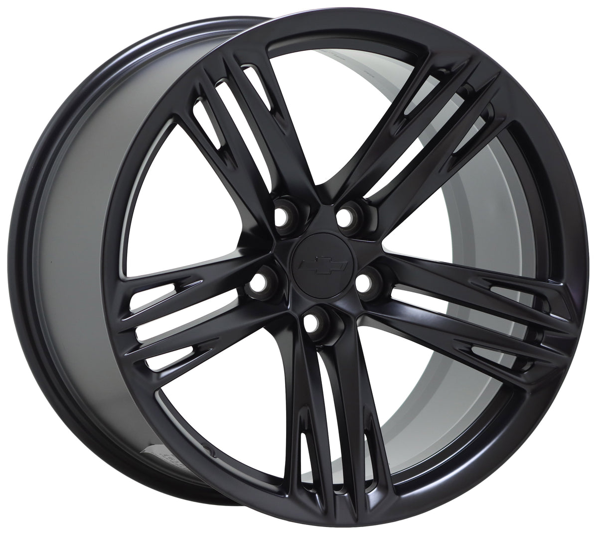 EXCHANGE 19" Chevrolet Camaro Black Satin wheels rims OEM GM set 5853 ...