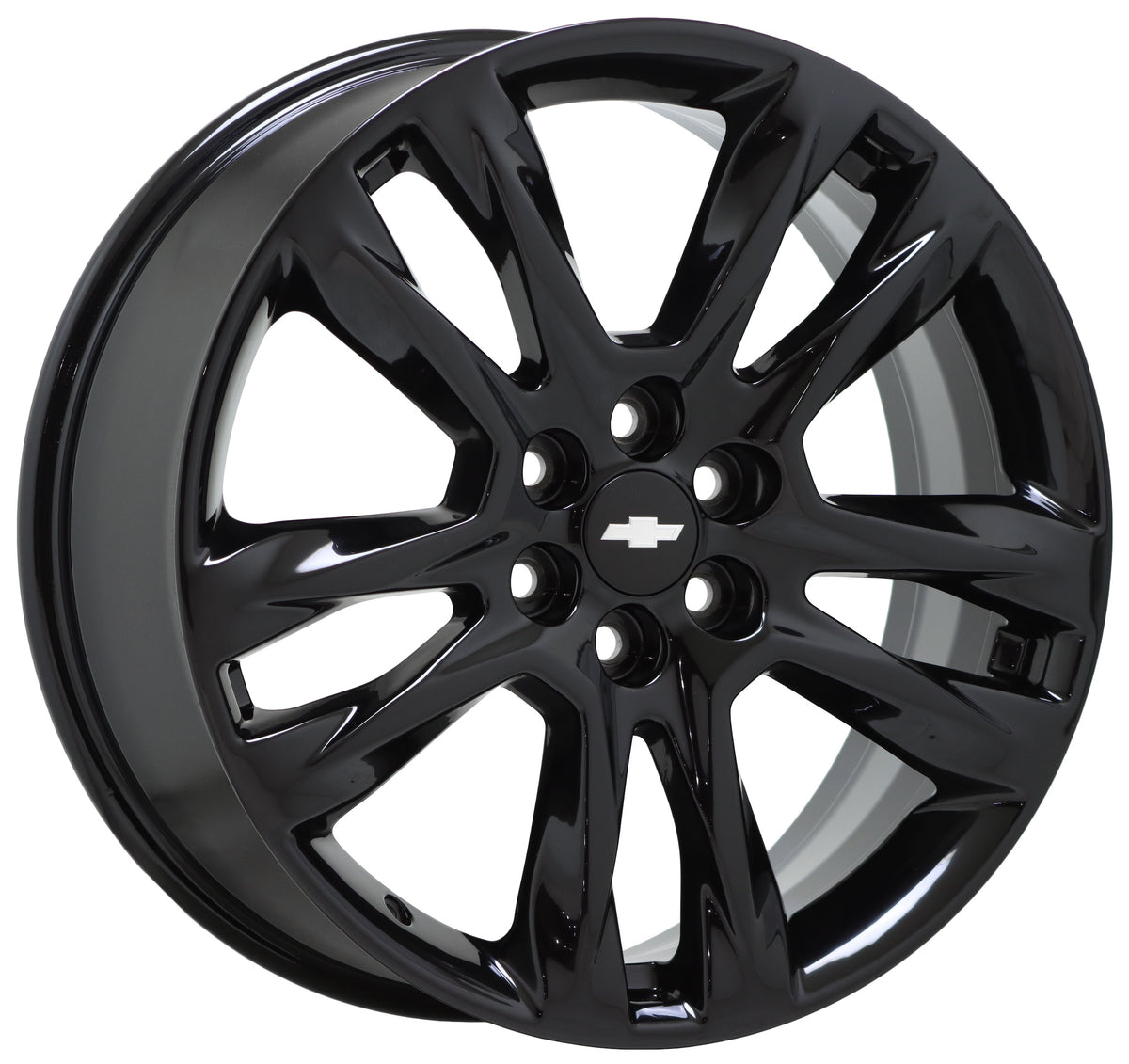 20" Chevrolet Traverse Gloss Black wheels rims Factory OEM GM set 5847 ...