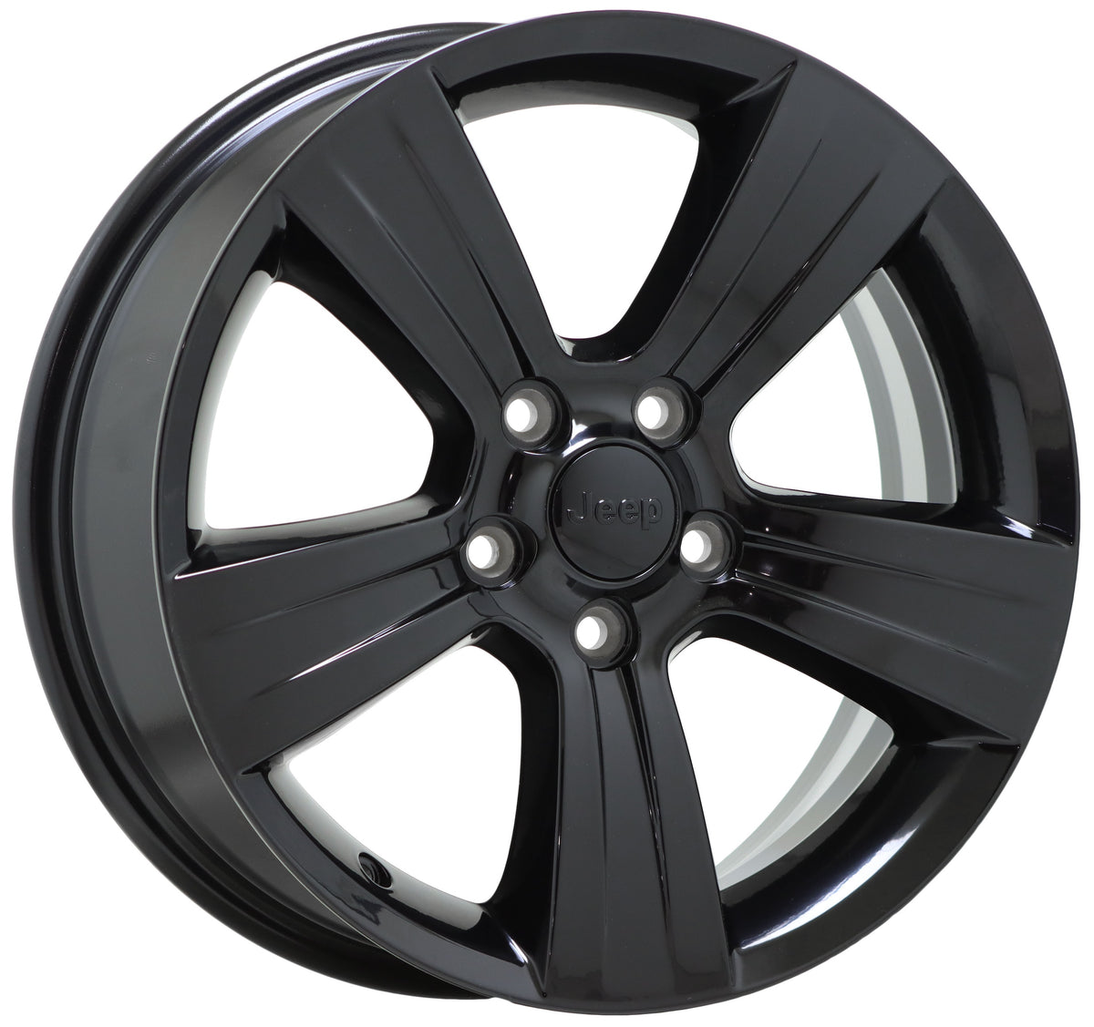 17" Jeep Compass Patriot Black wheels rims Factory OEM set 2380 – The ...