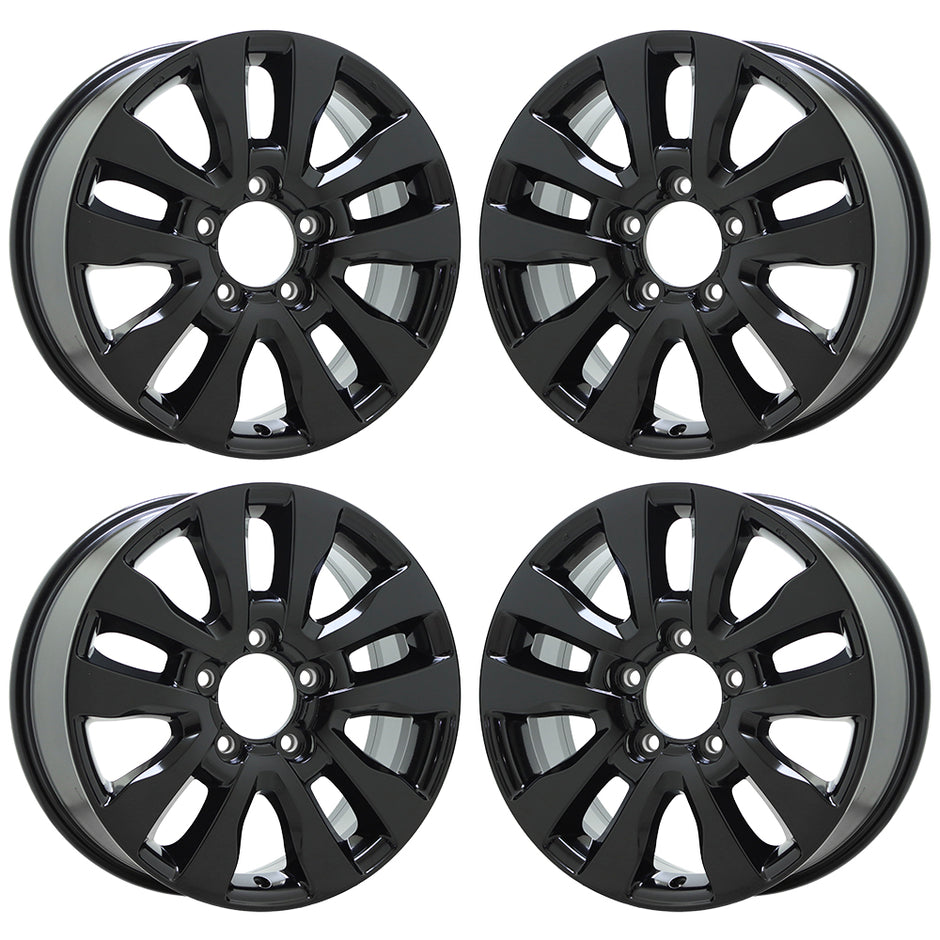 Toyota Premium Factory OEM Wheels Rims Stock Replacement Chrome Black ...