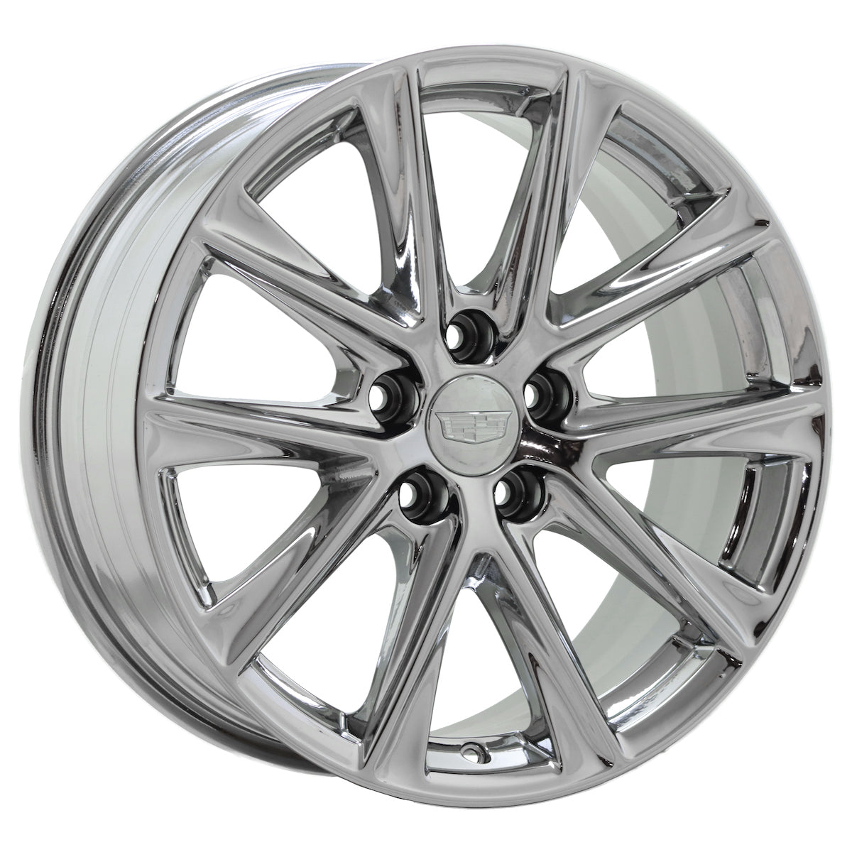 18" Cadillac CT4 PVD Chrome wheels rims Factory OEM set 4860 4858 – The ...