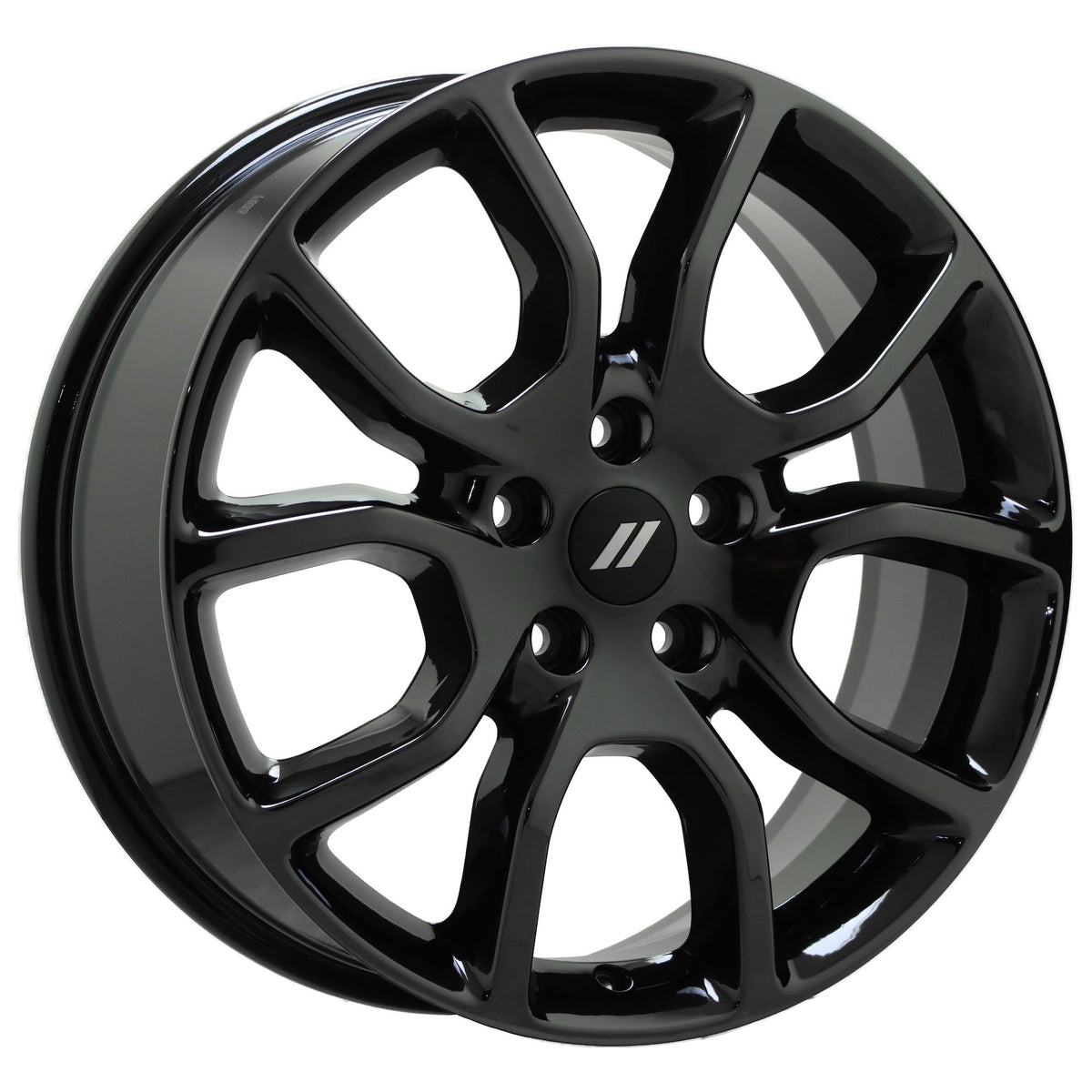 20" Dodge Durango Jeep Grand Cherokee PVD Black Chrome wheels OEM 2570 ...