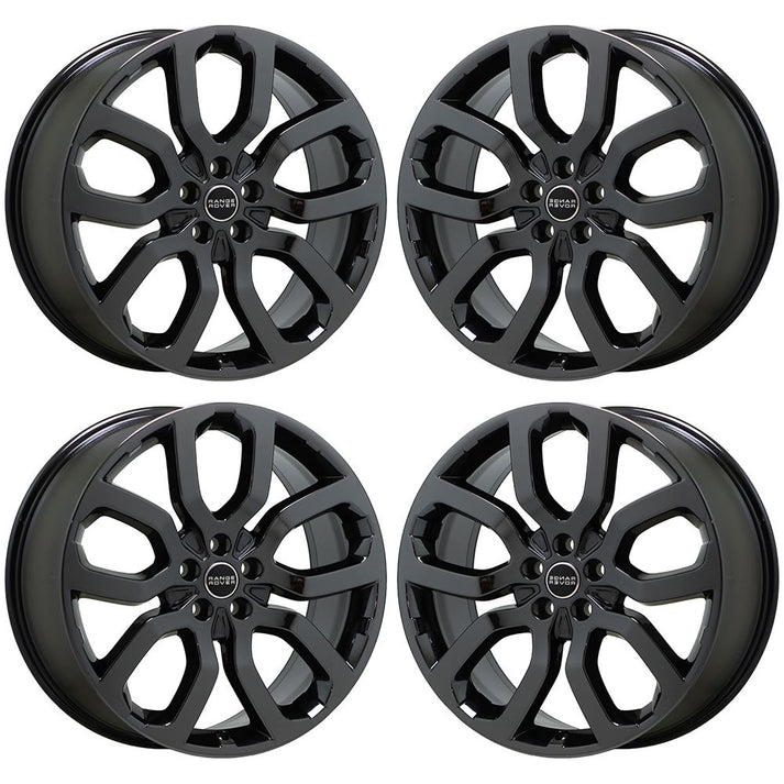 Range Rover Land Rover Factory OEM Wheels Rims Stock Replacement Black ...