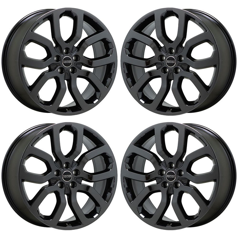 Range Rover Land Rover Factory OEM Wheels Rims Stock Replacement Black ...