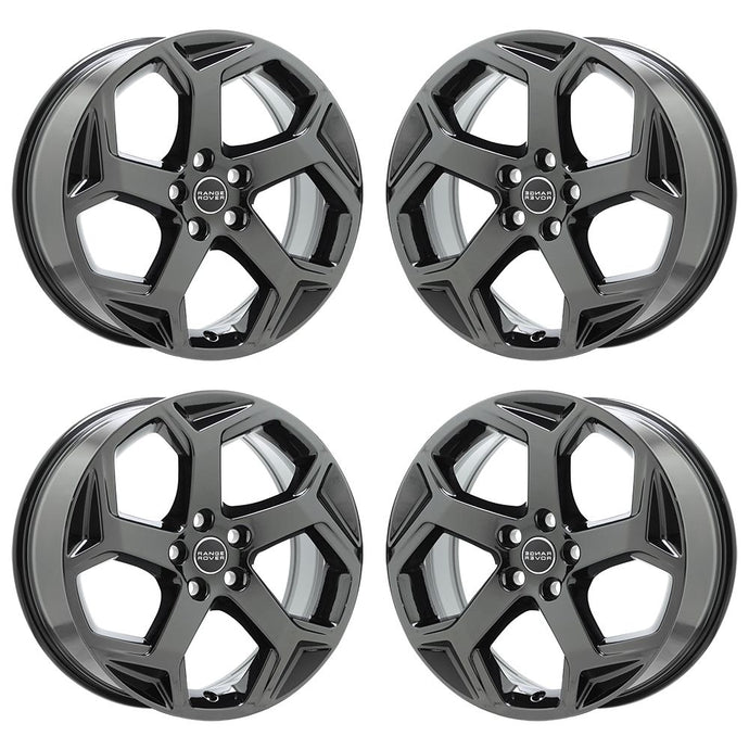 Range Rover Land Rover Factory OEM Wheels Rims Stock Replacement Black ...