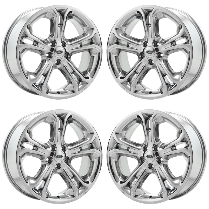 Ford Premium Factory OEM Wheels Rims Stock Replacement Chrome Black ...