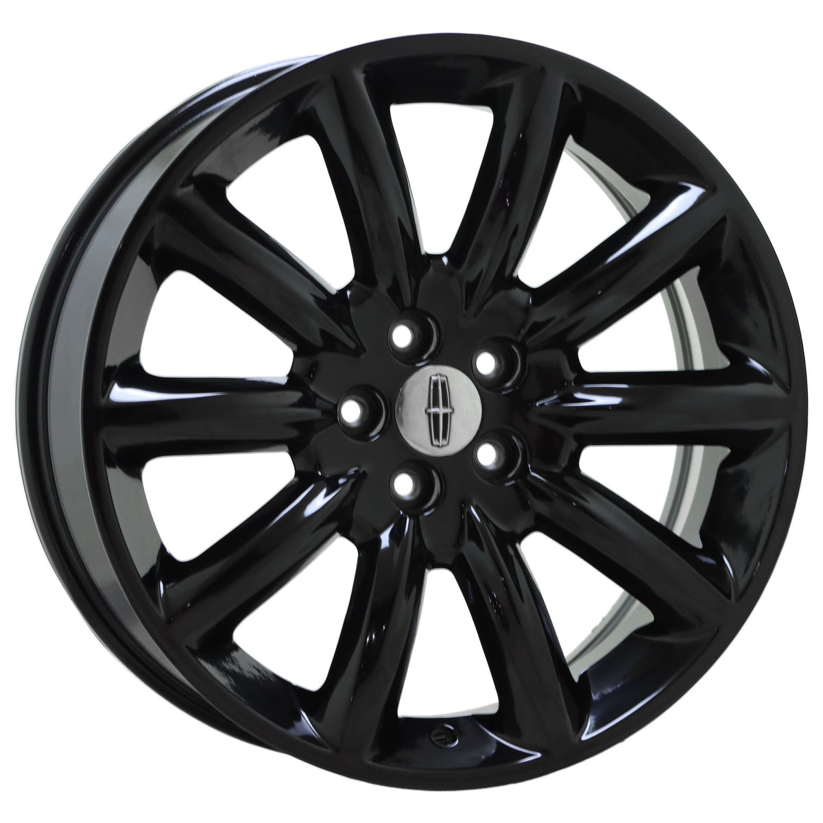 20" Lincoln MKT MKX Gloss Black wheels rims Factory OEM set 3825 EXCHA ...