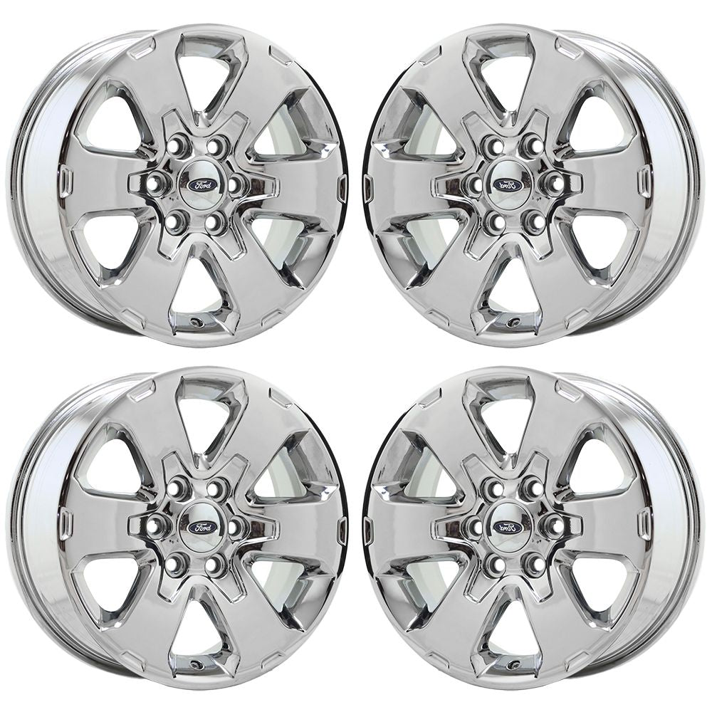 18" Ford F150 FX2 FX4 Truck PVD Chrome wheels rims Factory OEM set 383 ...