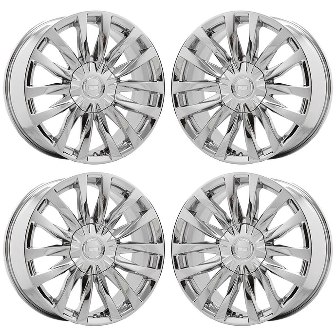 Cadillac Premium Factory OEM Wheels Rims Stock Replacement Chrome Black ...