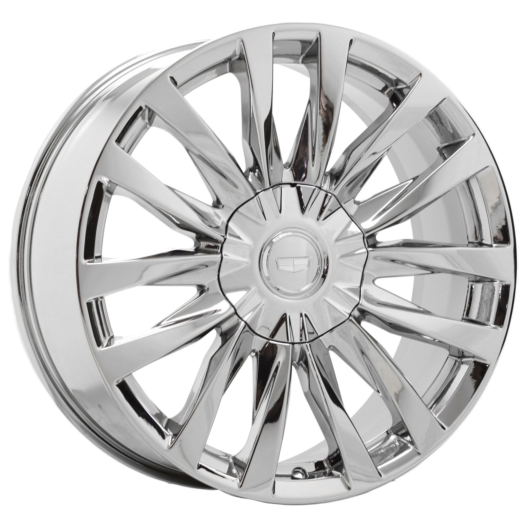 22" Cadillac Escalade Luxury Chrome wheels rims Factory OEM set 4873 E ...