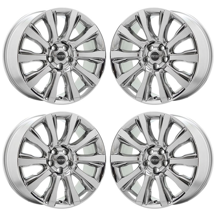 Range Rover Land Rover Factory OEM Wheels Rims Stock Replacement Black ...