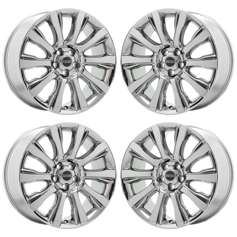 Range Rover Land Rover Factory OEM Wheels Rims Stock Replacement Black ...