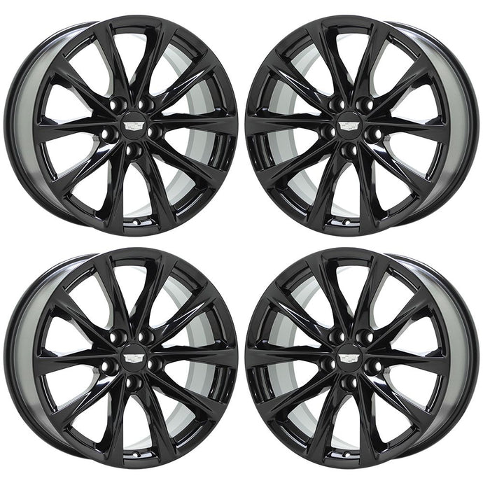 Cadillac Premium Factory OEM Wheels Rims Stock Replacement Chrome Black ...