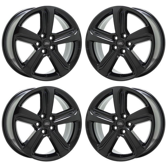 Ford Premium Factory OEM Wheels Rims Stock Replacement Chrome Black ...