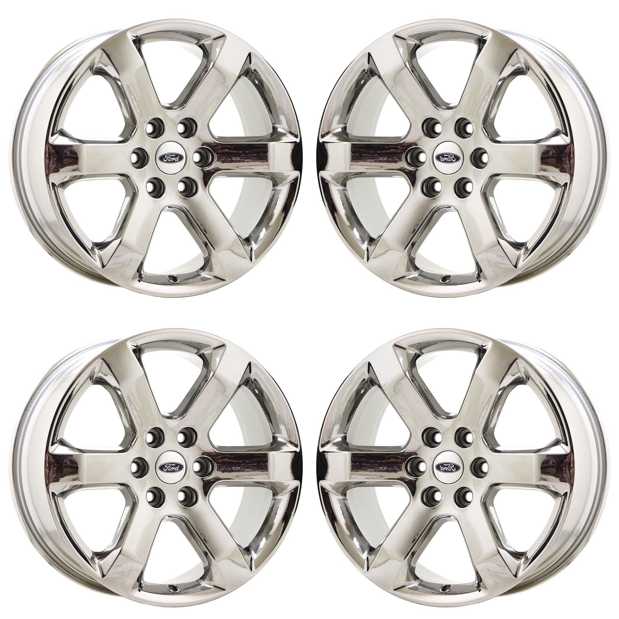 20" Ford F150 Truck PVD chrome wheels rims Factory OEM set 4 10347 ...