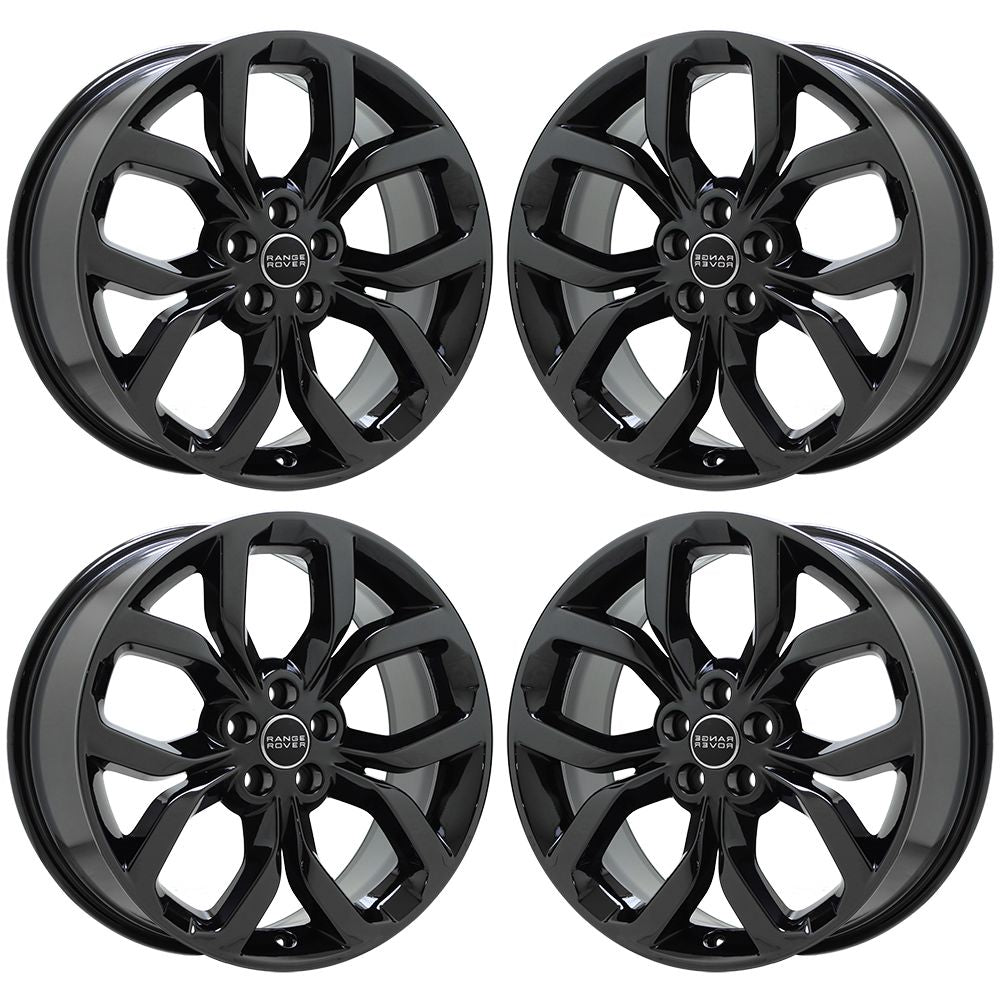 19" Range Rover Sport Black Chrome wheels rims Factory OEM set 4 72262 ...